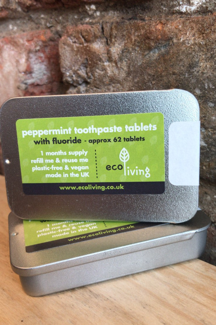 Toothpaste Tablets with tin – Goodness Zero Waste